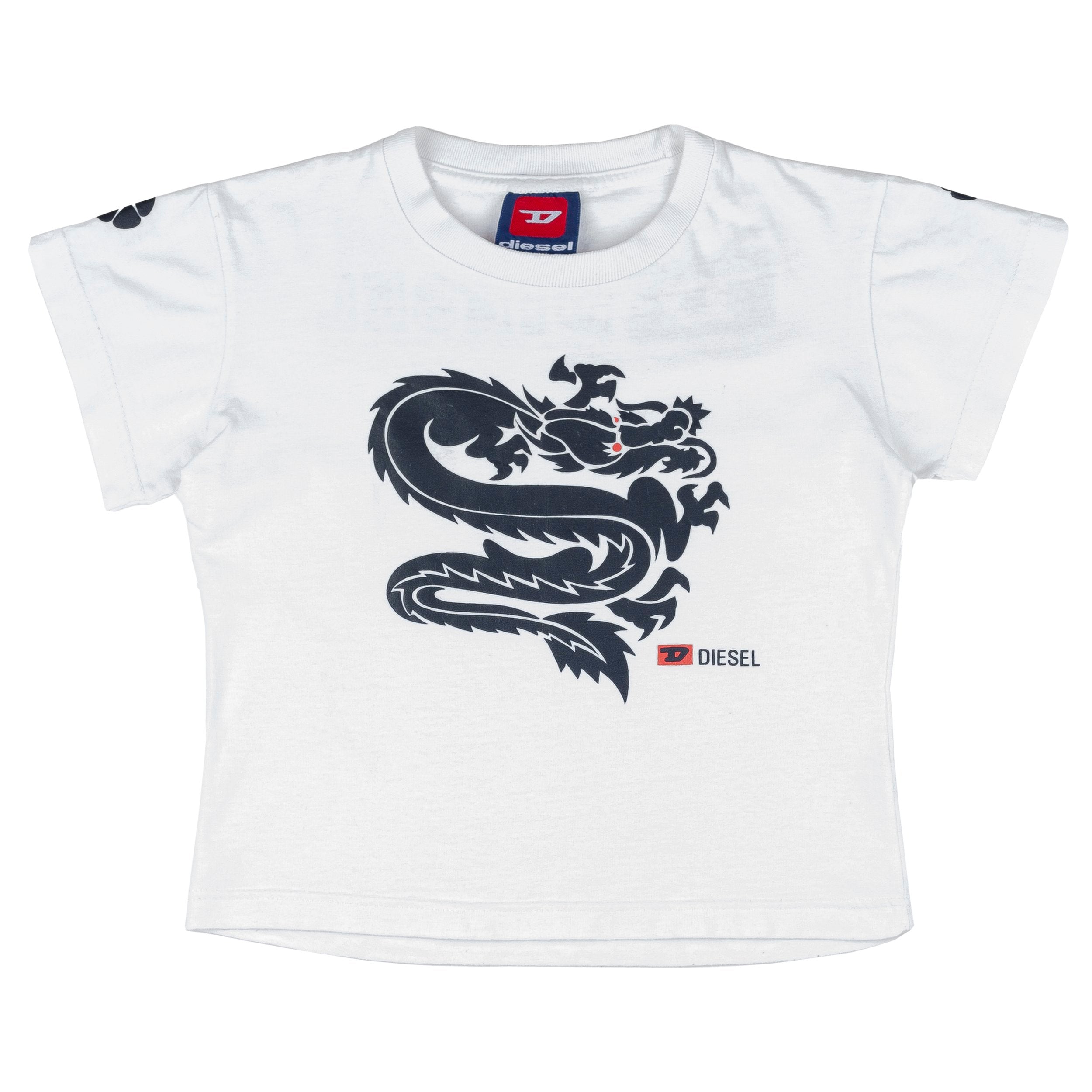 Diesel Dragon Vintage Cropped T-Shirt – VOODOO WAREHOUSE Diesel Dragon Vintage Cropped T-Shirt – VOODOO WAREHOUSE